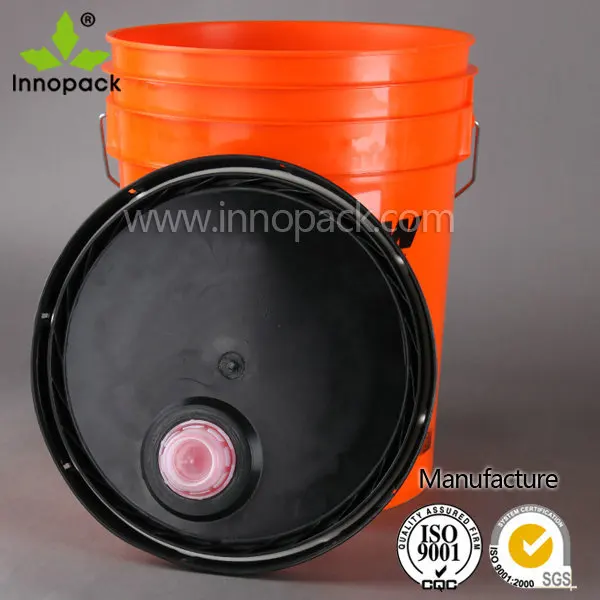 20 Liter Heavy Duty Plastic Buckets 5 Gal With Spout Lids For Liquid Chemicals - Buy Plastic ...