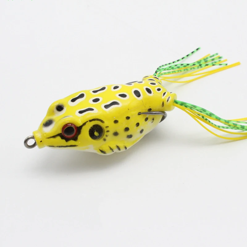 Hot Sale 5g/8g/13g Snakehead Frog Fishing Lures Double Hooks Plastic ...