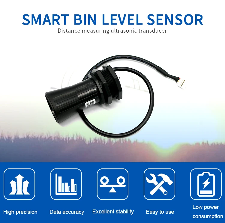 Ultrasonic Smart Bin Level Sensor & Trash Bin Sensor - OEM | Wholesale
