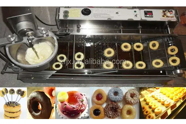 Automatic Efficient Donut Machine Doughnut Making Machine Equipment For ...
