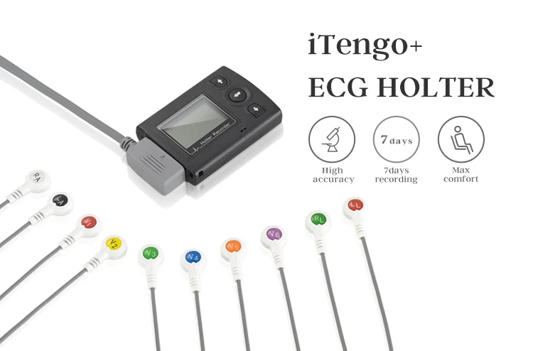 Wireless 12 Lead Ecg Holter Recorder Monitor - Buy Ecg Wireless 12 Lead ...