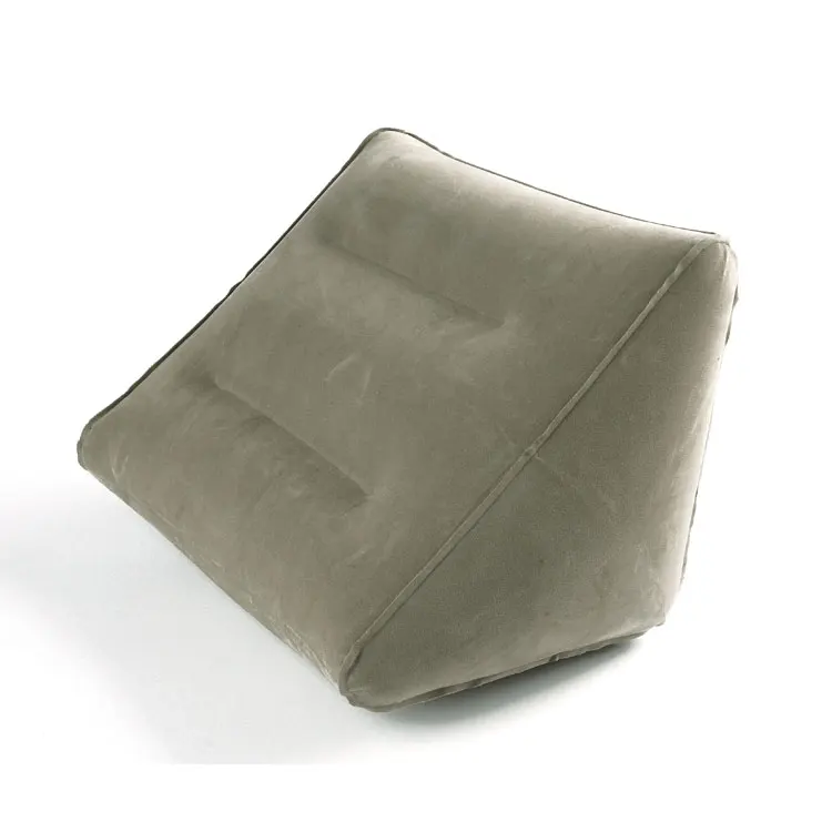 Portable Window Sleep Flocked Inflatable Wedge Pillow