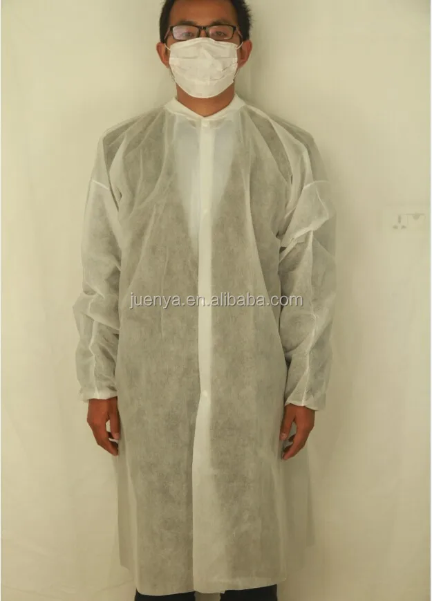 Best Selling Cheap Disposable Lab Coats Nonwoven Medical White Lab Coat ...