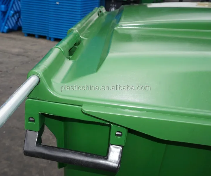 1100l Plastic Dust Bin Heavy Duty Outdoor Garbage Container With Lip ...