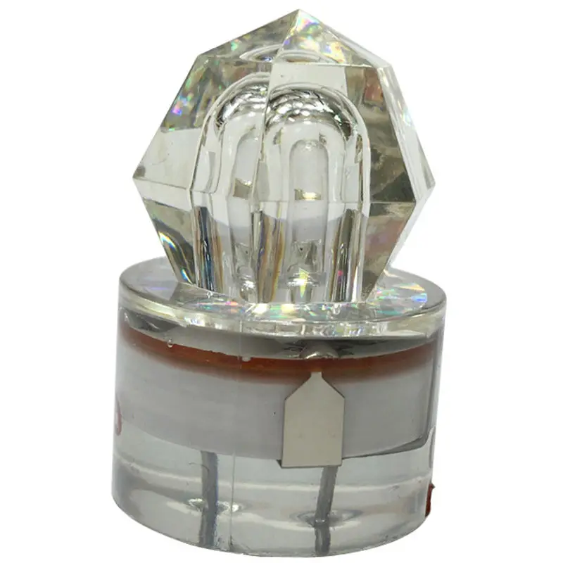 Led Fishing Lure Deep Drop Underwater Diamond Flash Fishing Light Squid ...