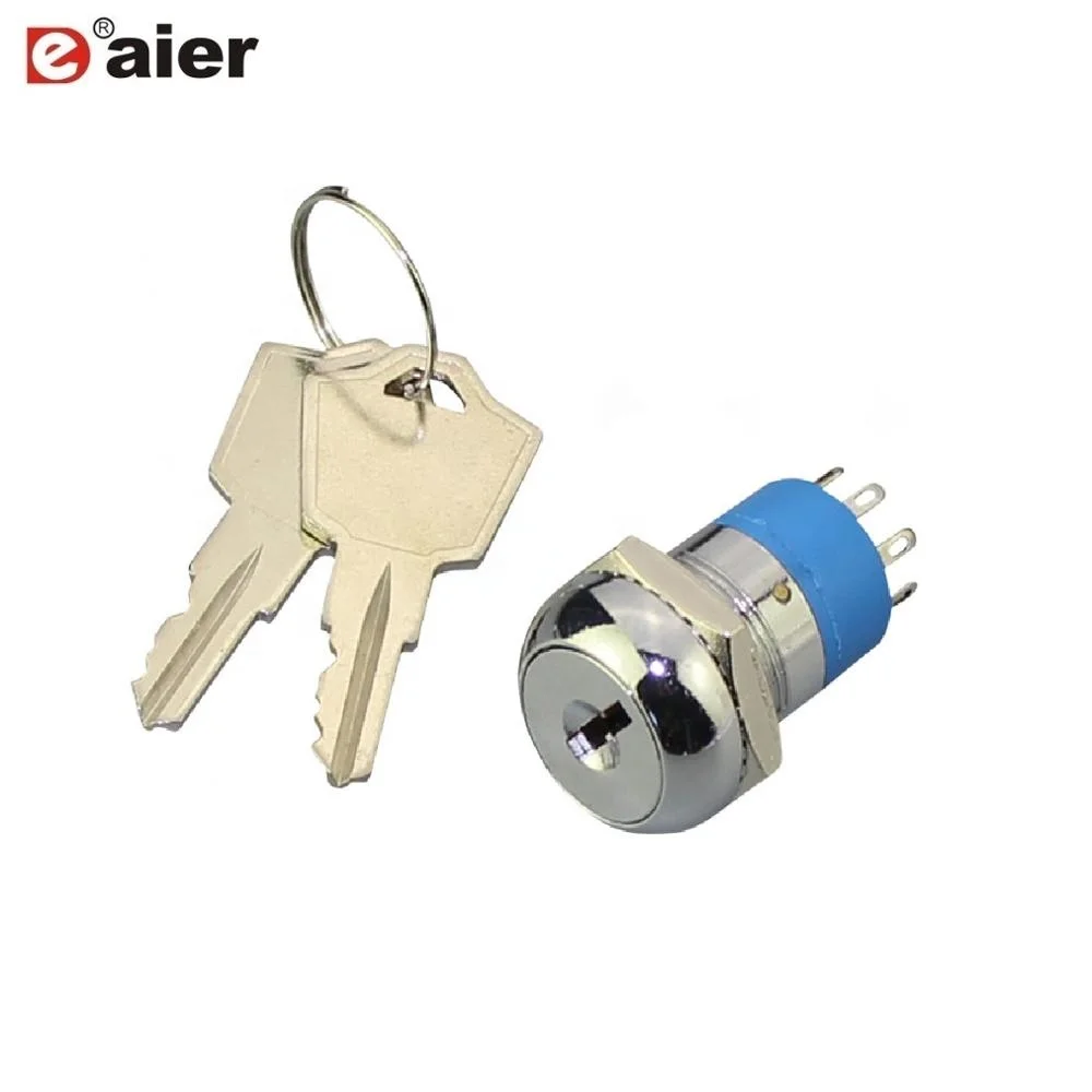 Keyswitch 19mm (on) On (on) Electrical Key Lock 3 Position Keylock ...