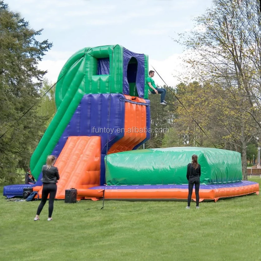Giant Extreme Sports Inflatable Air Bag Jump / Stunt Jump/ Free Fall ...