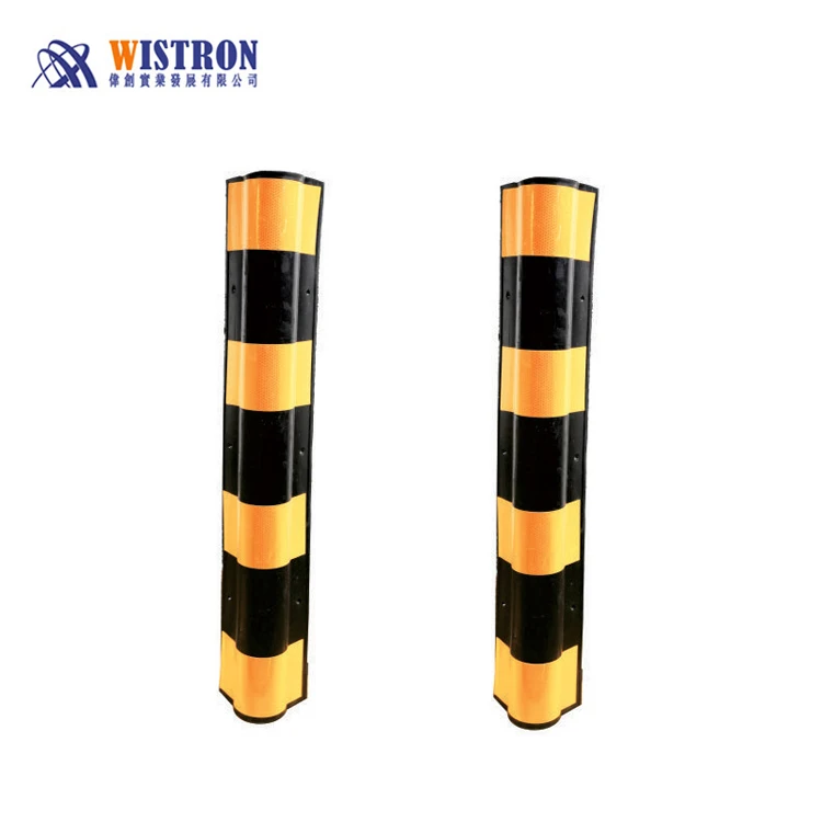 Reflective Column Guard Road Safety Rubber Corner Guards - Buy Parking ...