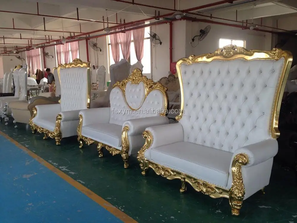 Popular Design Comfortable White Royal Wedding Sofa Bride And Groom ...