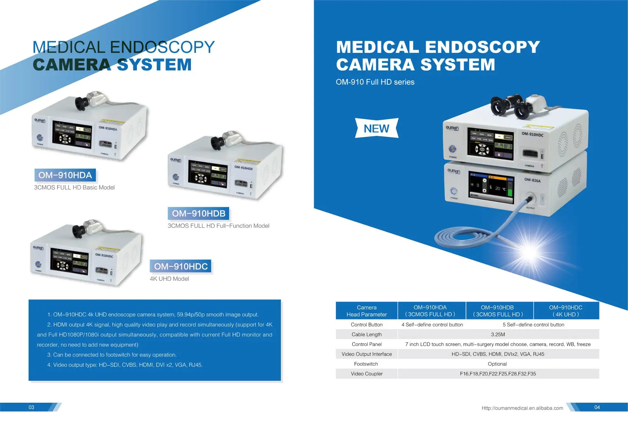 Laparoscopy Hd Camera System 4k Uhd 3cmos Operation Endoscopy Camera ...