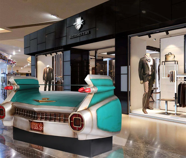 Car Bar Table - Vintage Industrial Style for Home & Restaurant