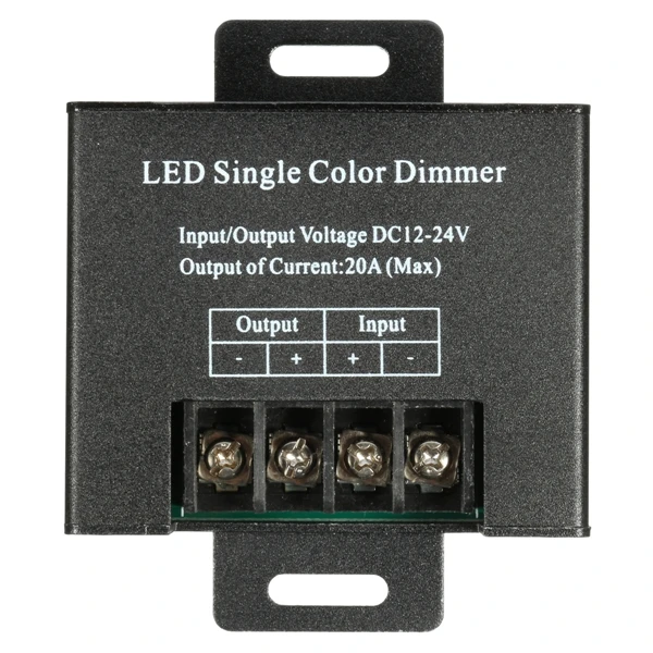 High Power LED Dimmer - 20A, 12V/240W, 24V/480W Output
