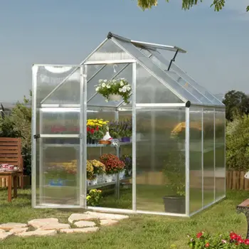 Low Cost Diy Small Polycarbonate Greenhouse Kits For Home Single Span ...