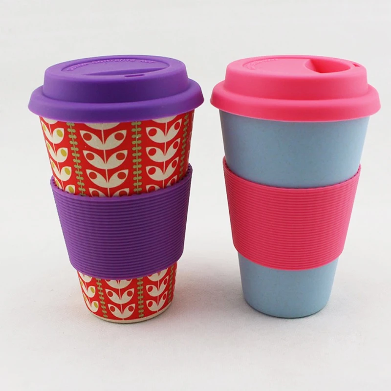 2019 New Developed Reusable Biodegradable Eco Bamboo Fiber Coffee Cup ...