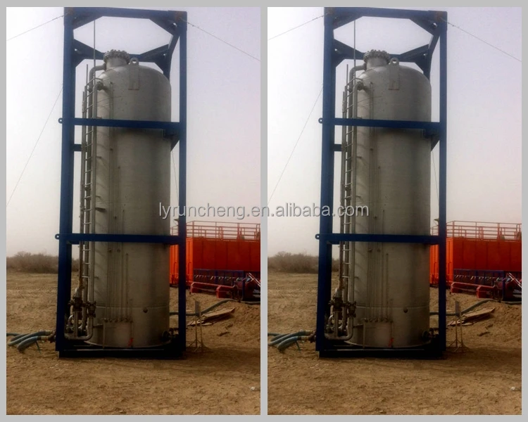 Asme Skid Mounted Vertical Natural Gas Buffer Tank Used Gas Field - Buy ...