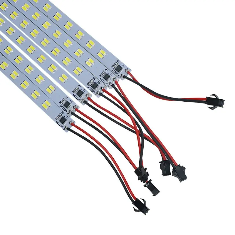 220v Double Row Smd 5730 High Voltage Hard Rigid Led Strip Bar 144led/m ...