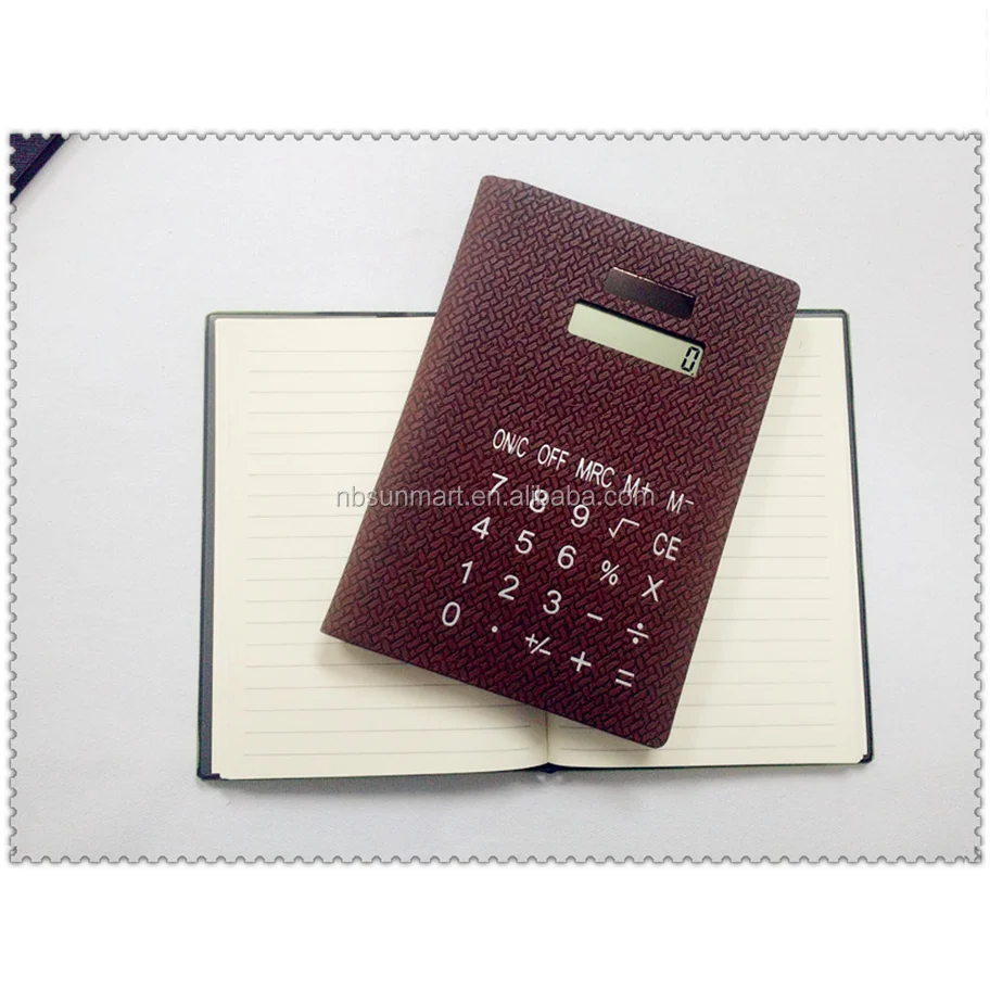 Calculator Cover Notebook Solar Calculator Customized Colors - Buy ...