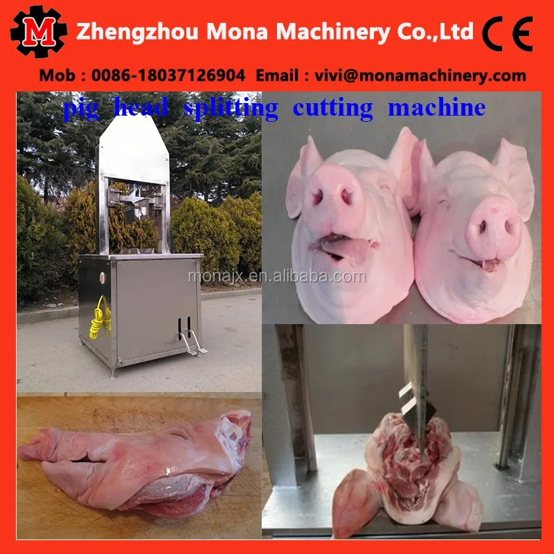 Pig Head Cutting Split Machine,Electric Meat Bone Cutter - Buy Electric ...