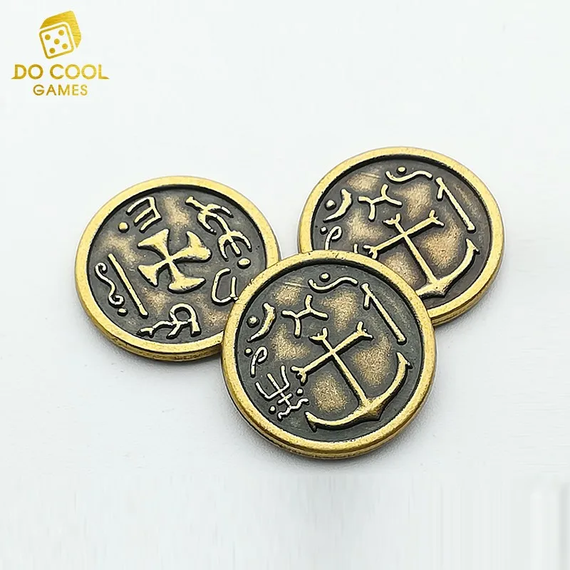 Custom Design Metal Token for Board Game - Do Cool Games