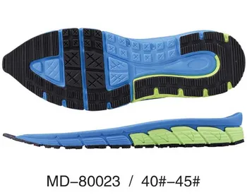 Running Shoe Dual Density Eva Material Pu Shoe Sole With Shoe Sole ...