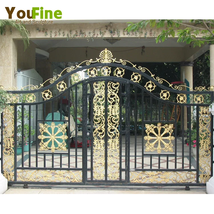 Classical Wrought Iron Gate Design from China Supplier