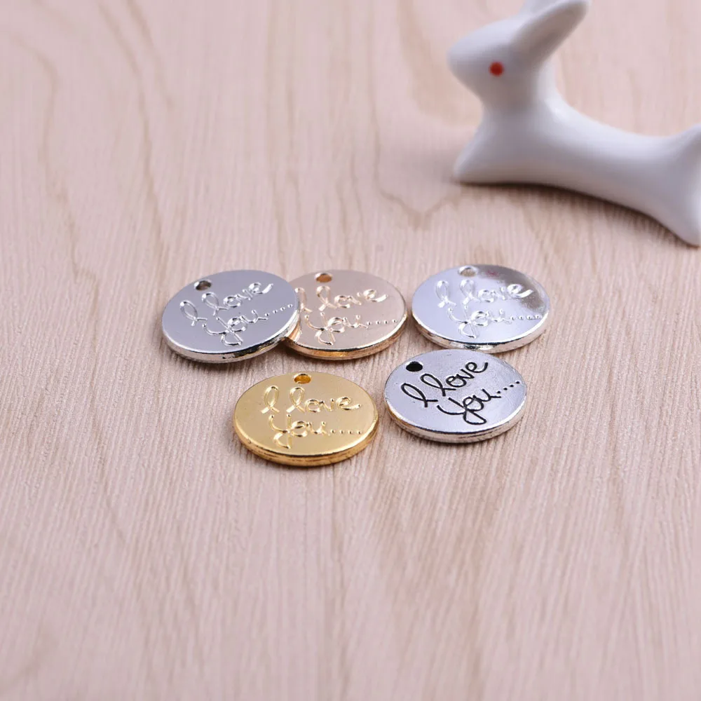 Personalized Your Own Design Fashion Silver Metal Round Shape Custom ...