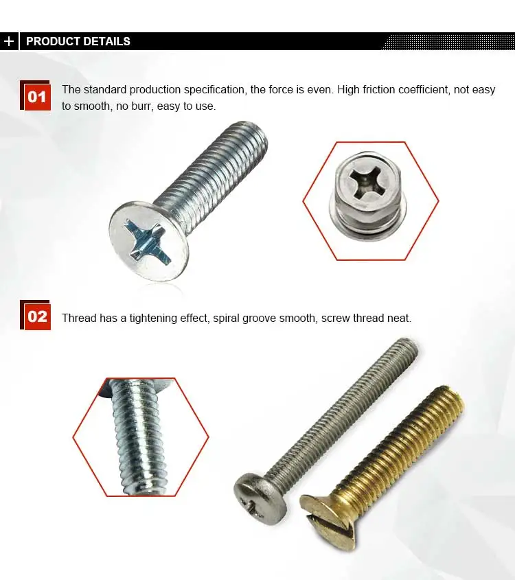 Buy bulk types of screws DIN7981Pan head self tapping screws with cross recessed