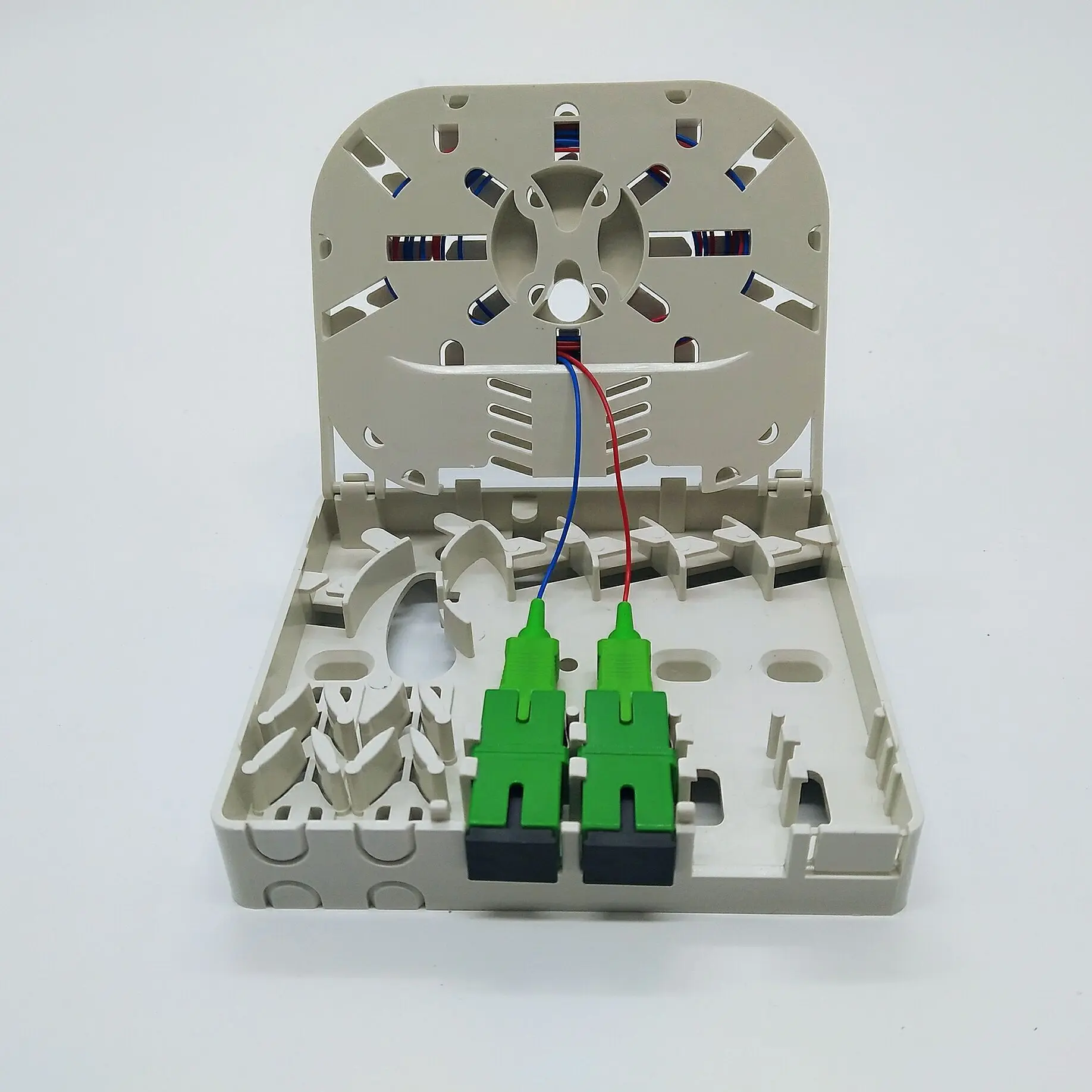 Supply 2 Port Face Plate/FTTH Terminal Box/86 type ABS PC indoor FTTH ...