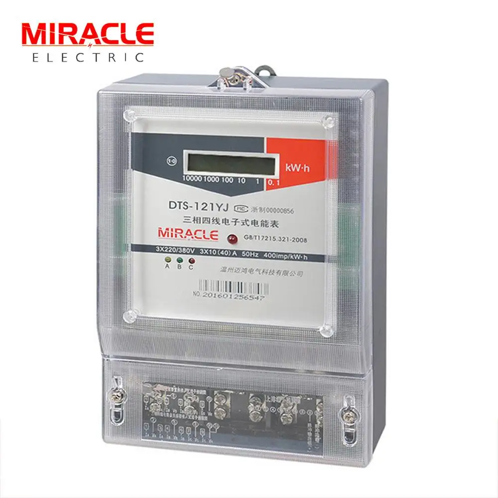 Wenzhou Factory 3 Phase 4 Wire Digital Panel Mounted Kwh Meter - Buy ...