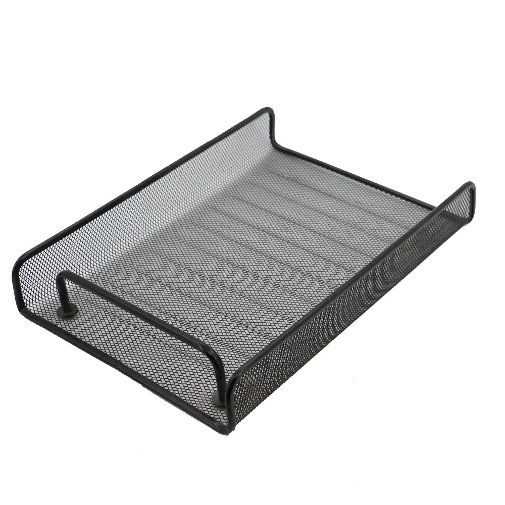 Wideny Office Stationery Desk Desktop File Organizer Hanging Mesh Metal ...