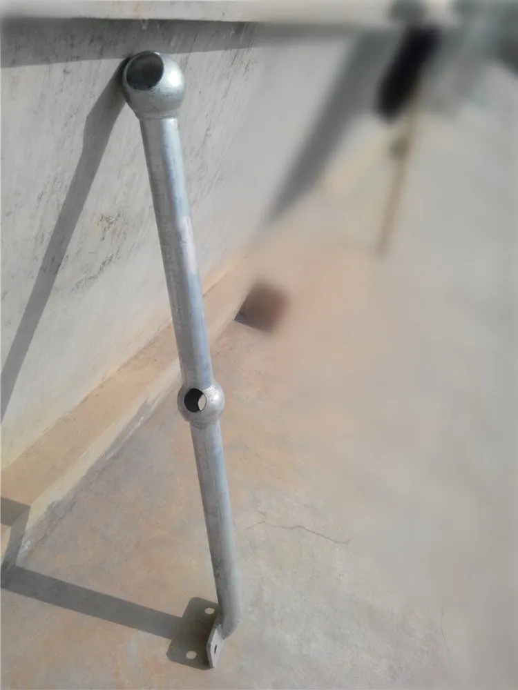 Galvanized Industrial Steel Metal Handrails Stanchions - Buy Metal ...