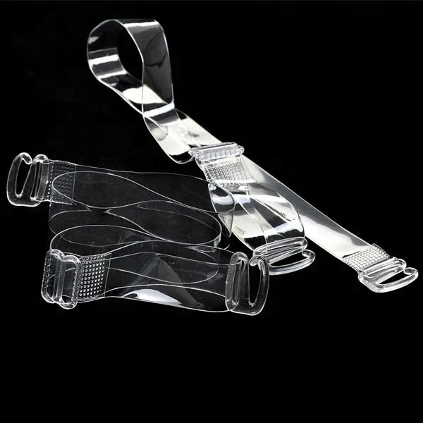 Transparent Invisible Bra Shoulder Strap with Adjustable Sliders