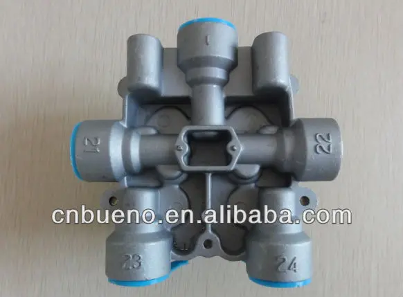 38802F Truck Brake System Four Circuit Protection Valve for HOWO ...