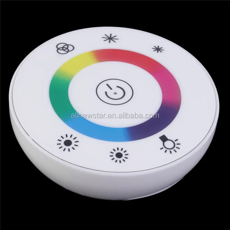 Led Touch Controller Round Rgb Controller Dc12v-dc24v 18a 7 Keys Rf ...
