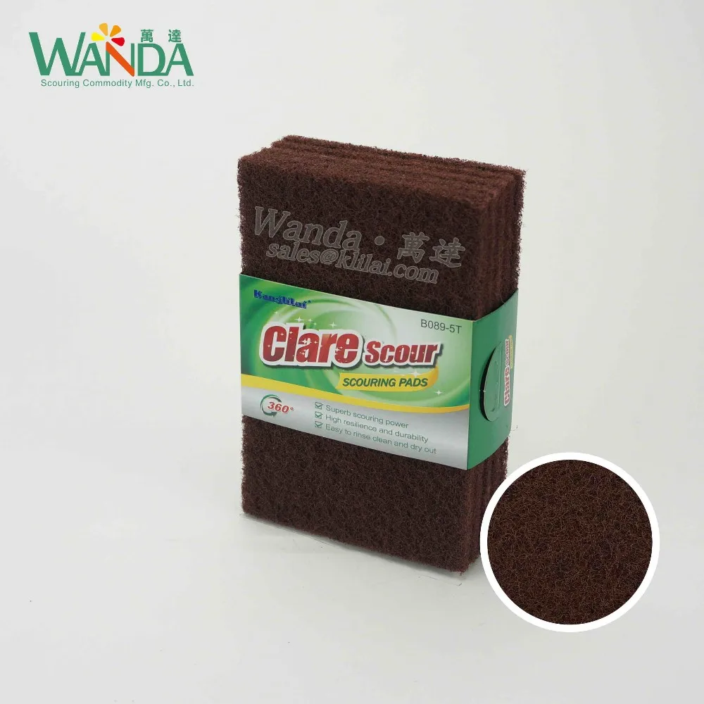 Abrasive Brown Nylon Scouring Pad - Buy Industrial Scouring Pad ...