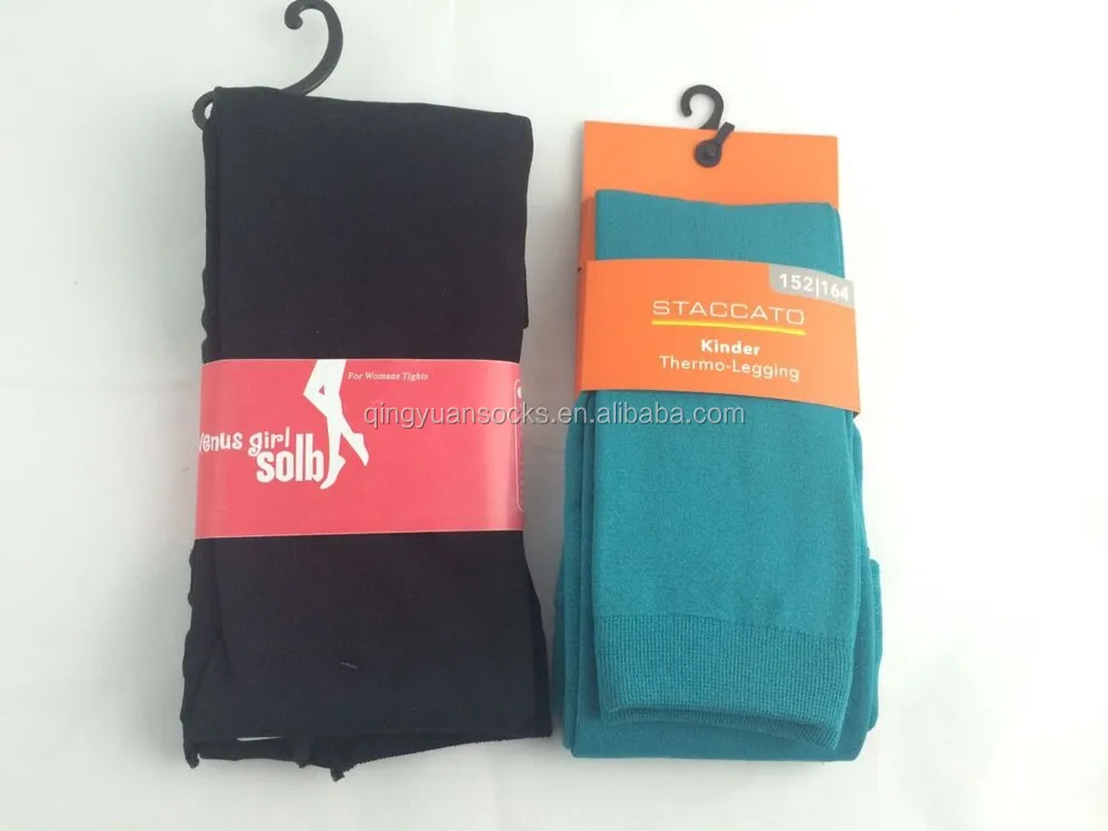 Winter Thick Polyester Thermal Legging Cosy Brush Tights Fleece Lined ...