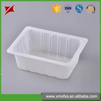 Tofu Disposable Frozen Storage Tray Plastic Container Food Packaging ...