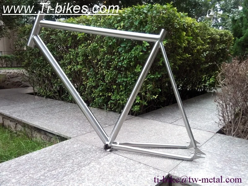 Super Light Titanium Single Speed Bicycle Frame Track, Cheap Titanium ...