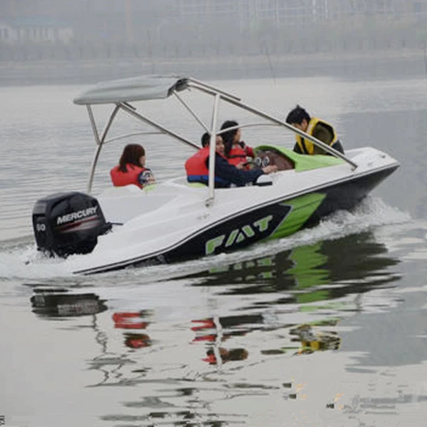 4 Persons Fiberglass Hull Speed Boat - Enjoy Water Sports