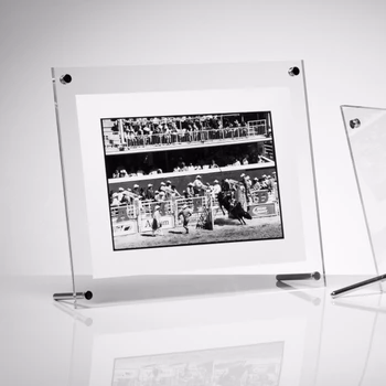 Desktop Clear Acrylic Photo Frame Free Standing Acrylic Picture Frame ...