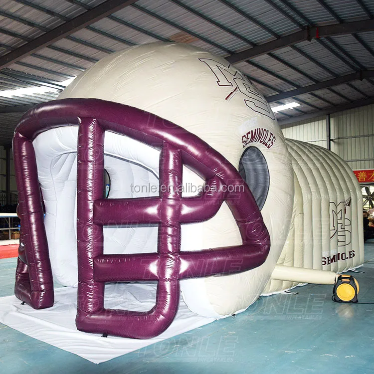 Custom Inflatable Football Helmet Tunnel - Durable & Versatile