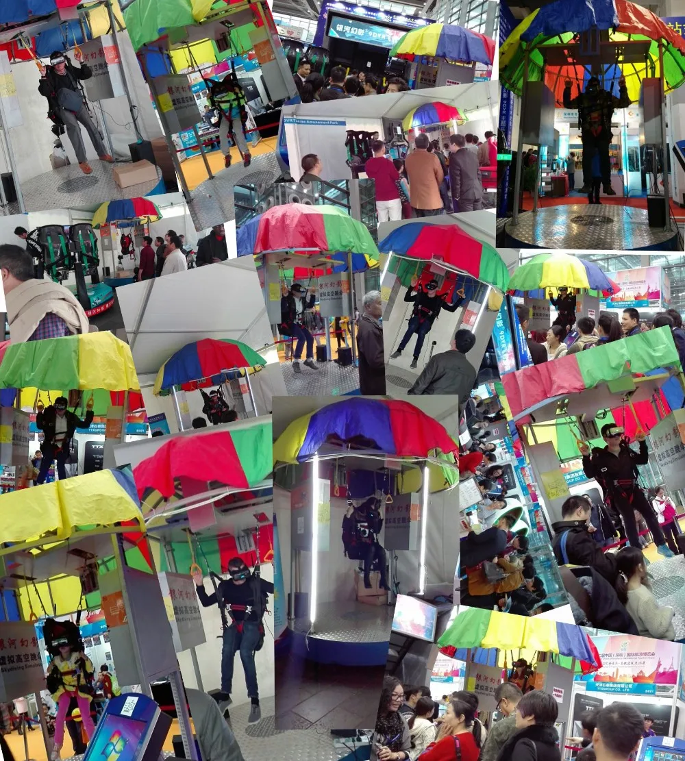 Vr Extreme Sport 9d Virtual Reality Cinema Skydiving Parachute Motion ...