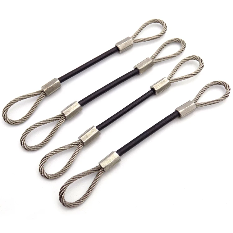 High Tensile Black PVC Coated Galvanized Steel Wire Rope