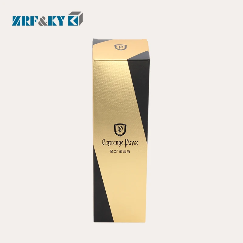 Custom Corrugated Paper Packaging Single Red Wine Bottle Gift ...