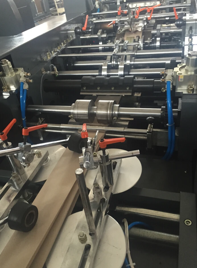 Hd-200 Roll Fed Square Bottom Paper Bag Making Machine Semi Automatic ...