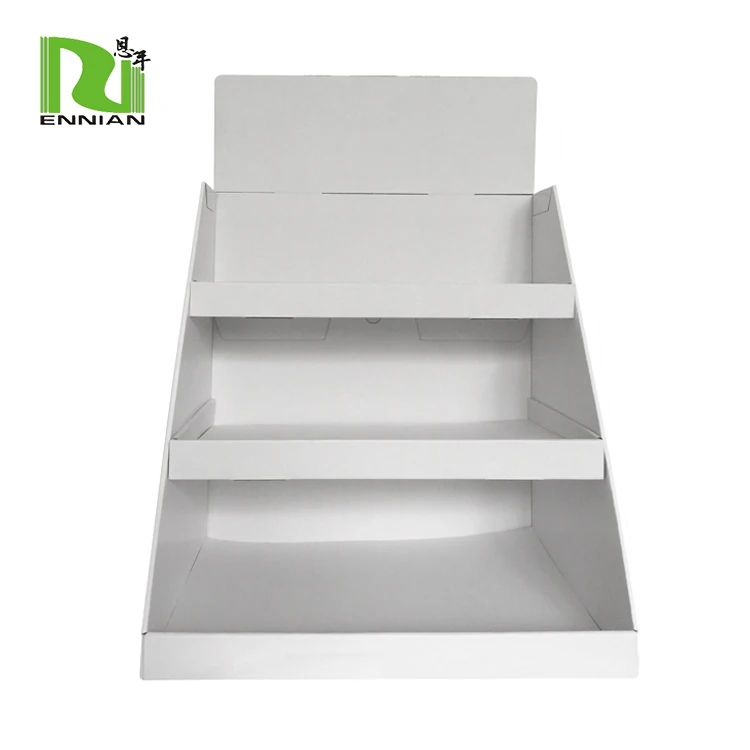 Oem/odm Customized Advertising 3 Tier Shelves Cardboard Paper Counter ...