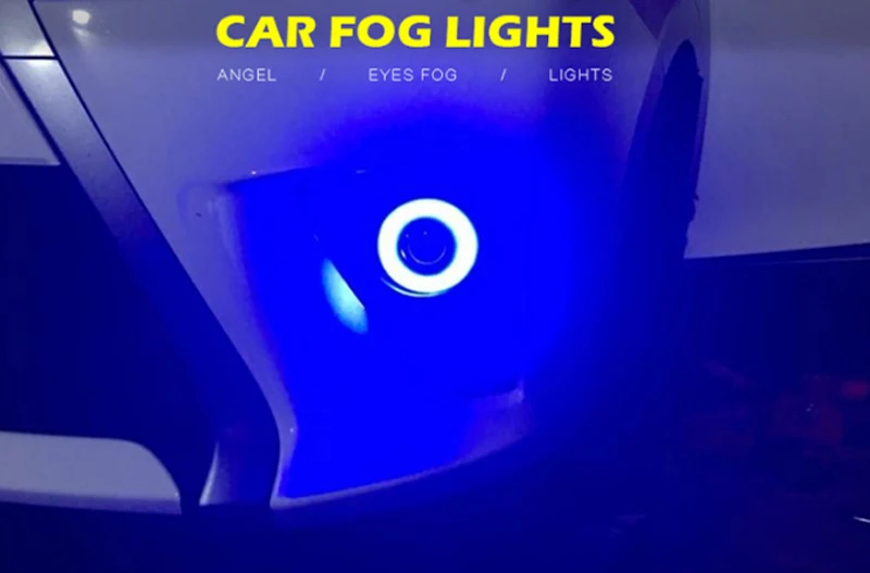 Hot Sell Automotive Led Angel Eye Fog Lamp 30w 1200lm Drl Fog Light ...