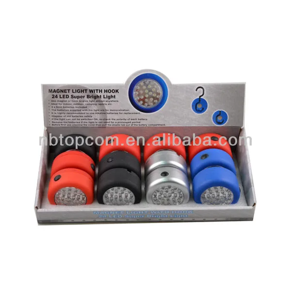 24 Led Mini Portable Work Flashlight - Topcom TP-7324P