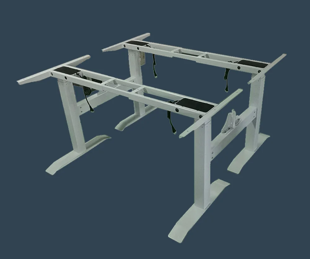 Ergonomic 2-stage Quad Motor Back -to -back Electric Sit-stand Desk ...