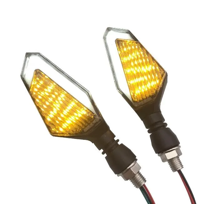 12v Led Light Dual Color Turn Signal Amber Lighting Turn Signal ...